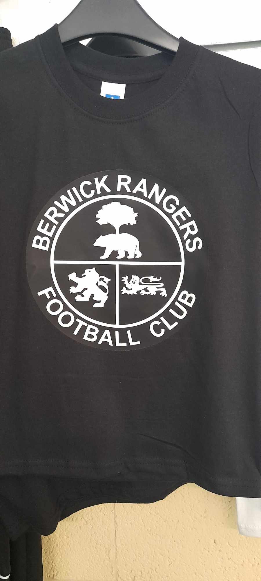 BRFC KIDS - BRFC Club Crest - Black Cotton Tee – Berwick Rangers ...