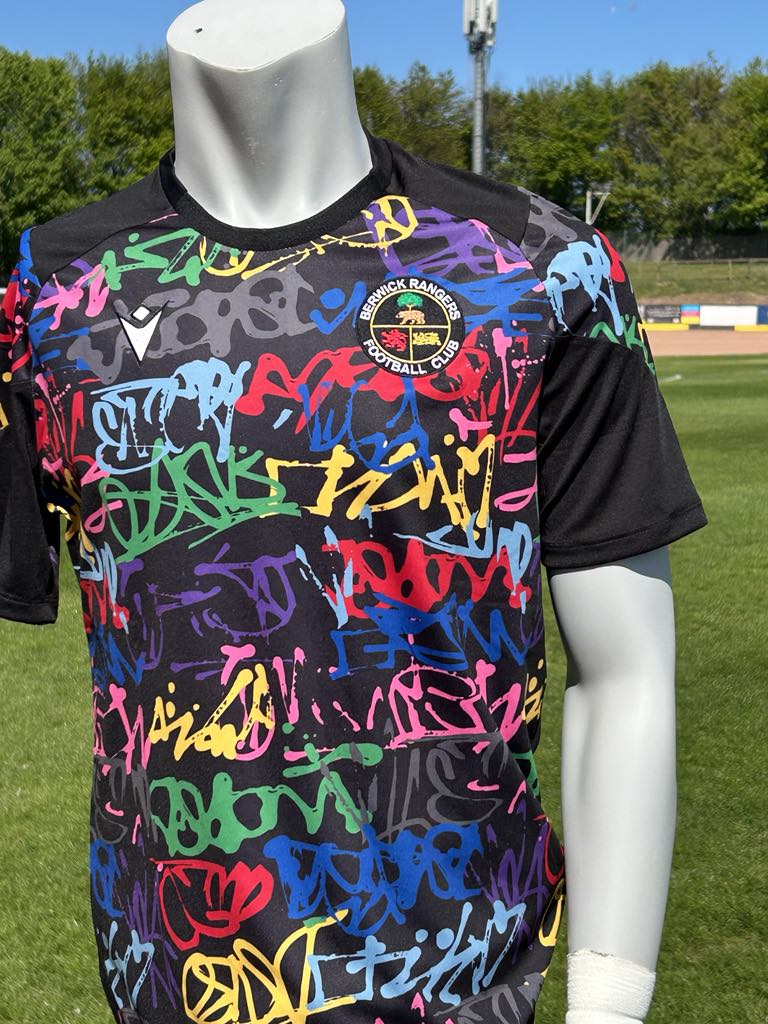 BRFC Black/Graffiti Tee – Berwick Rangers Football Club