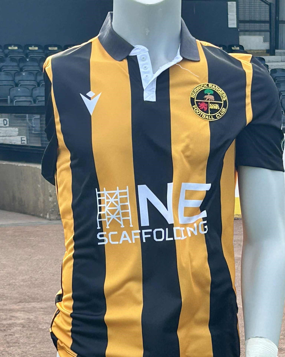 BRFC ADULTS Macron Home Shirt 2025/26 (NE Scaffolding logo) – Berwick ...